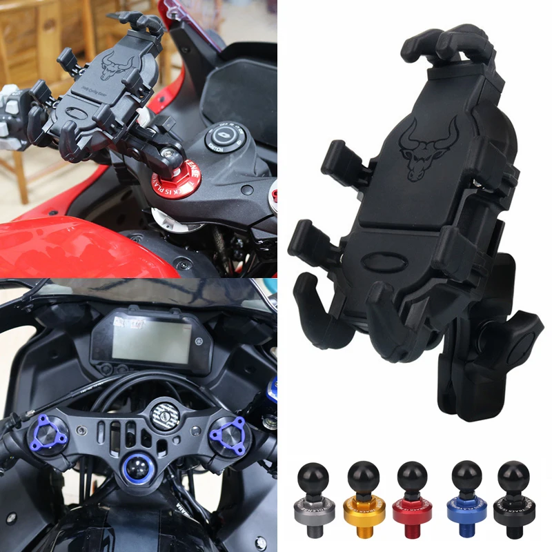 Motorcycle-GPS-Navigation-Mobile-Phone-Bracket-Front-Fork-Decorative ...