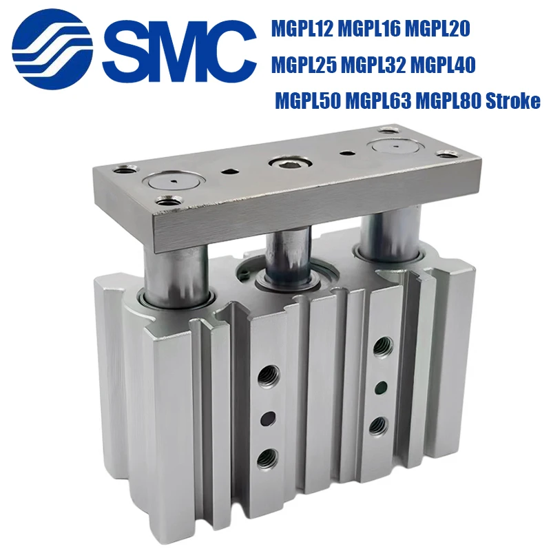 MGPL SMC 브랜드 공압 컴팩트 가이드 실린더 MGPL12 MGPL16 MGPL20 MGPL25 MGPL32 MGPL40 ...