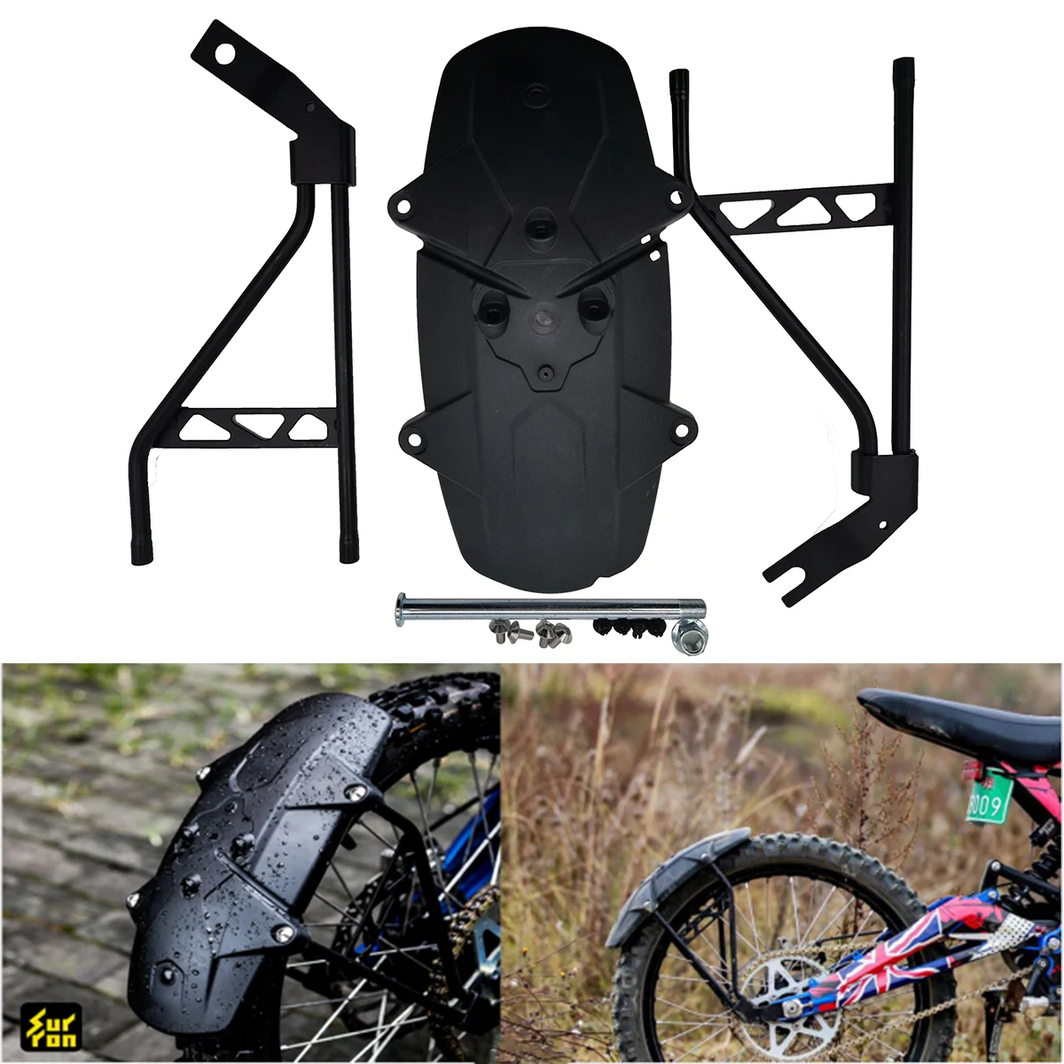 Rear-Wheel-Fender-Mud-Guard-Motorcycle-Plastic-Mudguards-For-Sur-Ron ...
