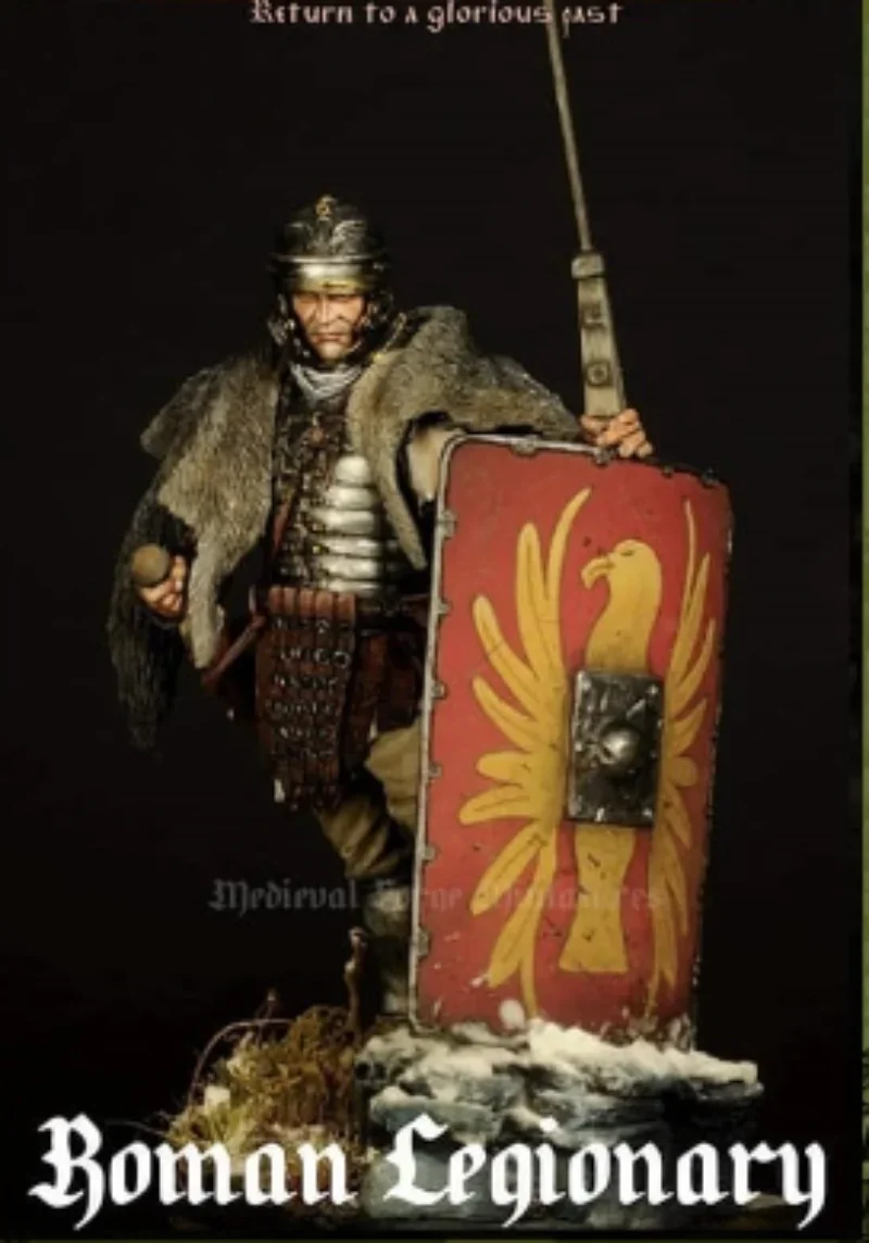 1/24 Scale Resin Figure Assembly Model Kit Roman Legion Soldier ...