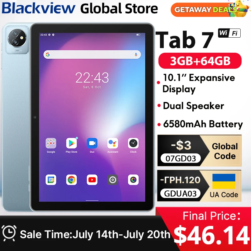 Blackview-Tablette-cran-tactile-Tab-7-cran-HD-10-1-haut-parleurs-pour ...