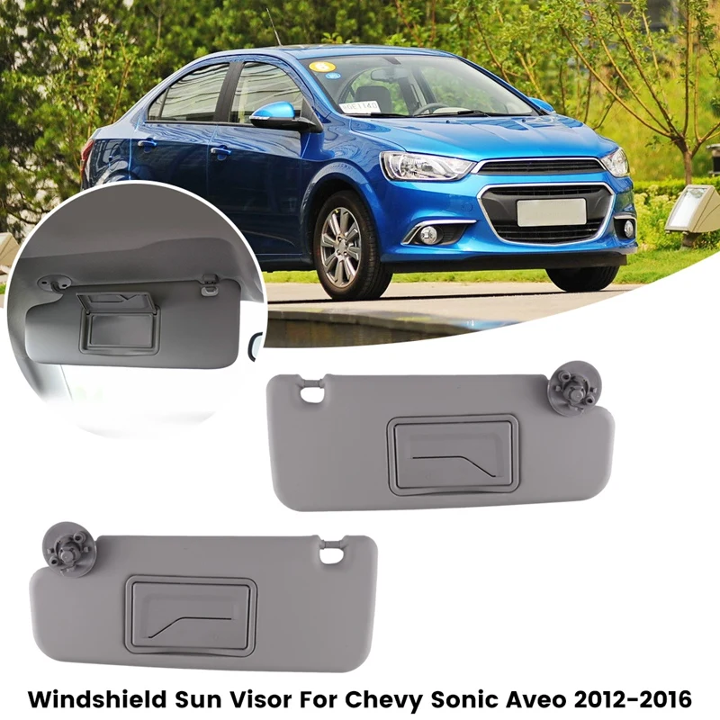 Inside-Hand-Windshield-Sun-Visor-LH-RH-For-Chevy-Sonic-Aveo-2012-2016 ...