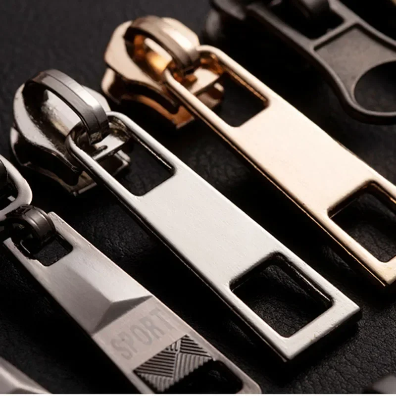 5PCS 3#/5#/8# Metal Zipper Sliders for Resin/Metal/Nylon Zippers ...