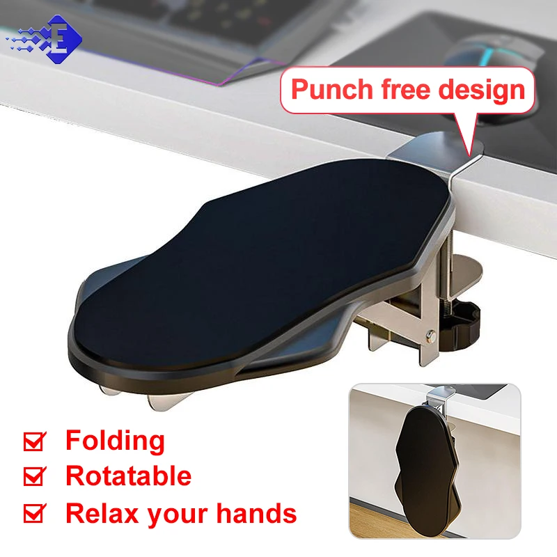Punch-free-Computer-Arm-Support-Ergonomic-Adjustable-Armrest-Sturdy ...
