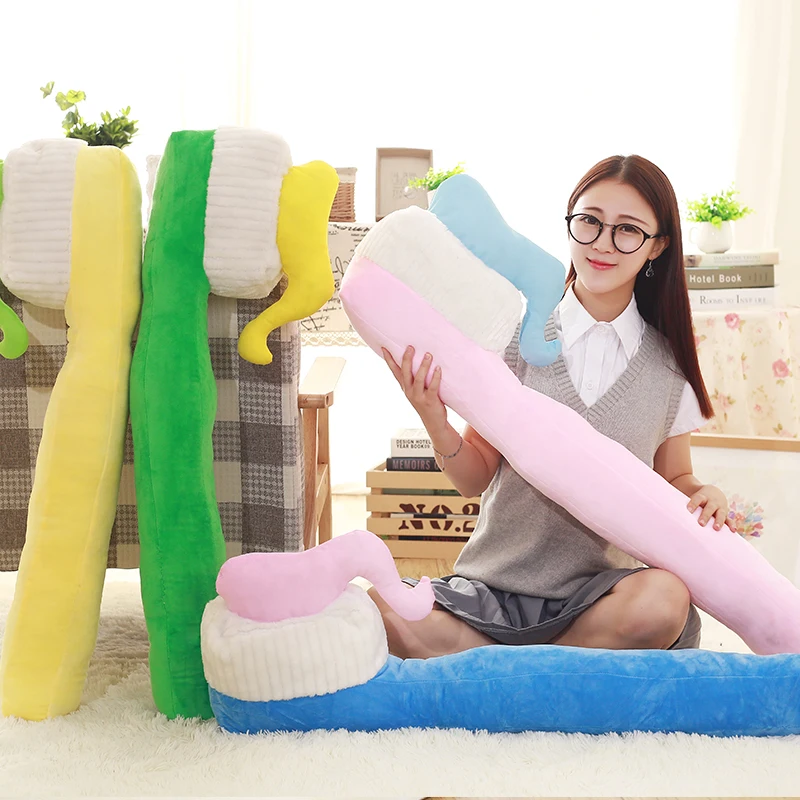 90CM-New-Toothbrush-Plush-Toys-Cloth-Pillow-Baby-Sleep-Cushion ...