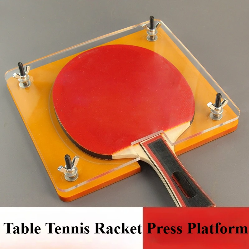 Table Tennis Racket Press Platform Multi-function Racket Rubber Cutting ...