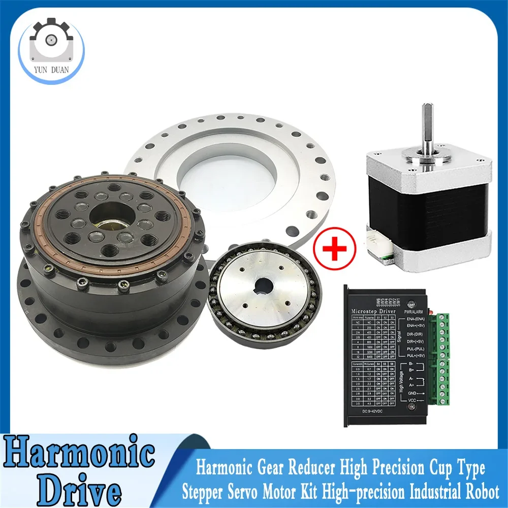 Harmonic-Gear-Drive-High-Precision-Cup-Type-Nema17-Stepper-Motor-Drive ...