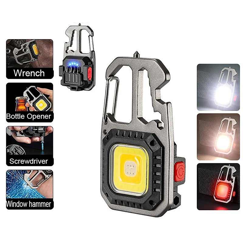Mini-LED-Keychain-Portable-Work-Light-Pocket-Flashlight-USB-Outdoor ...
