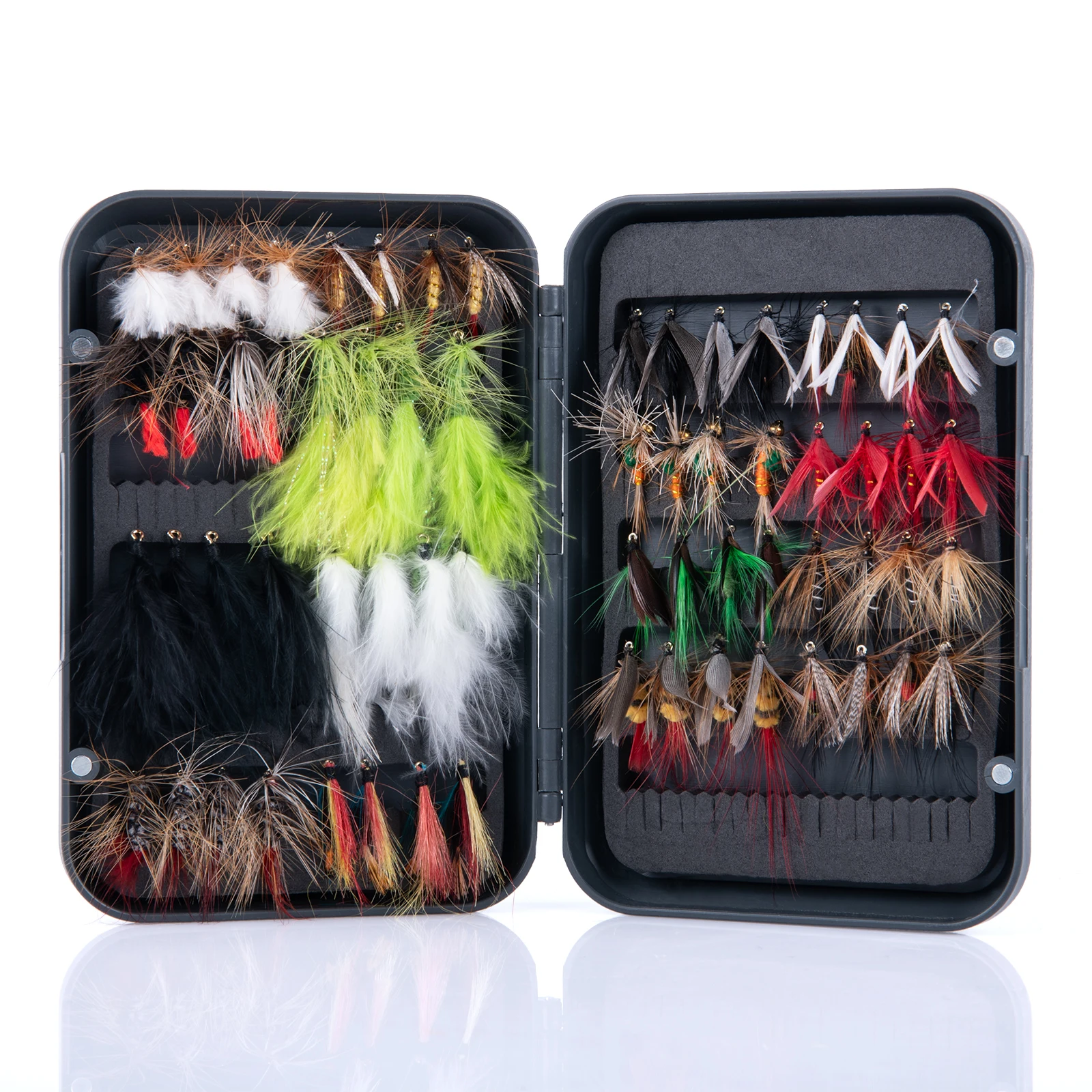 Goture 64/80 Uds insectos moscas Señuelos de Pesca con mosca libélula ...
