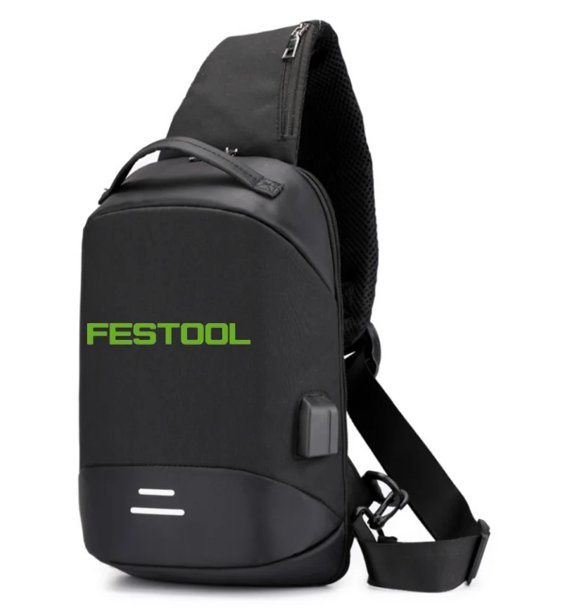 2022 NEW Men Shoulder FESTOOL car logo Hiking Backpack Nylon Outdoor ...
