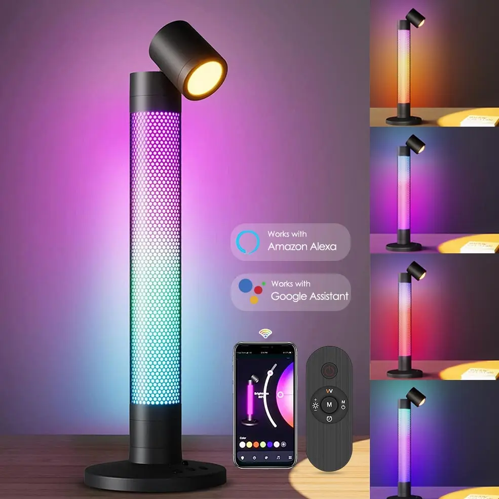 WiFi-Smart-Desk-Lamp-RGB-Ambient-Led-Night-Lights-Bedroom-Game-Room ...