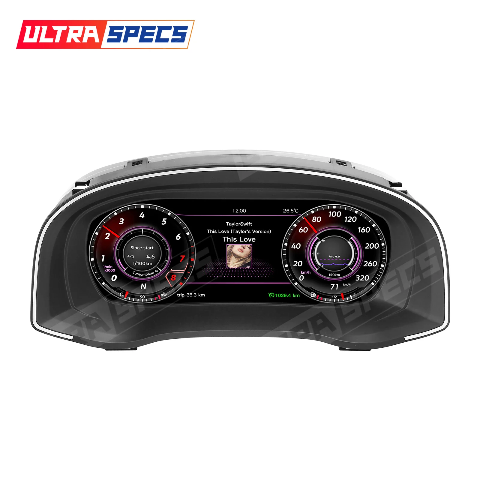 Virtual-Cockpit-Virtual-Instrument-Digital-Dashboard-LCD-gauge-Cluster-Golf-7-MK7-Golf-6-GTI ...