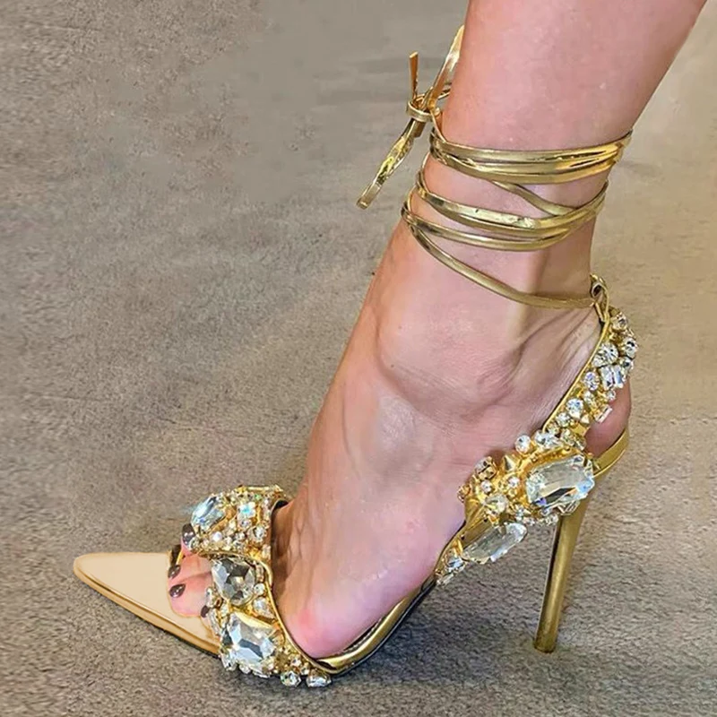 Diamond Sandals Heels