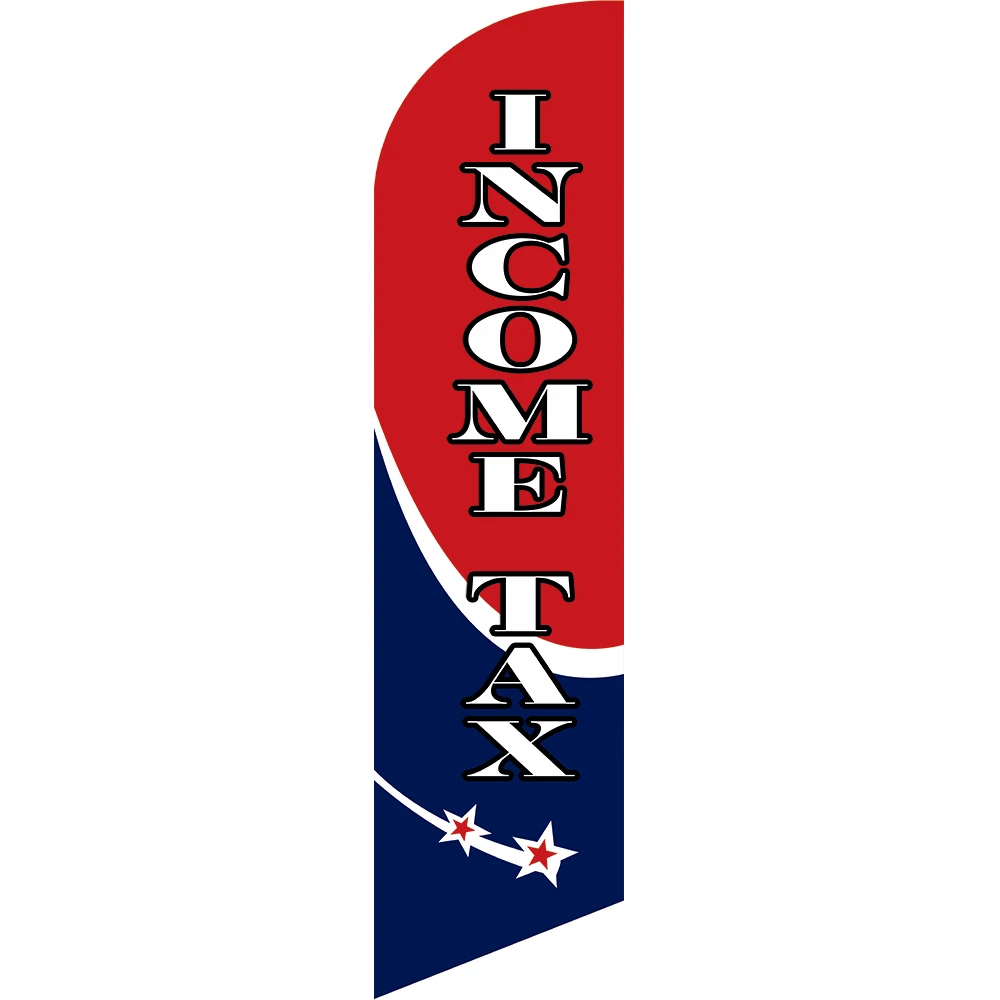 Income Tax Feather Banners