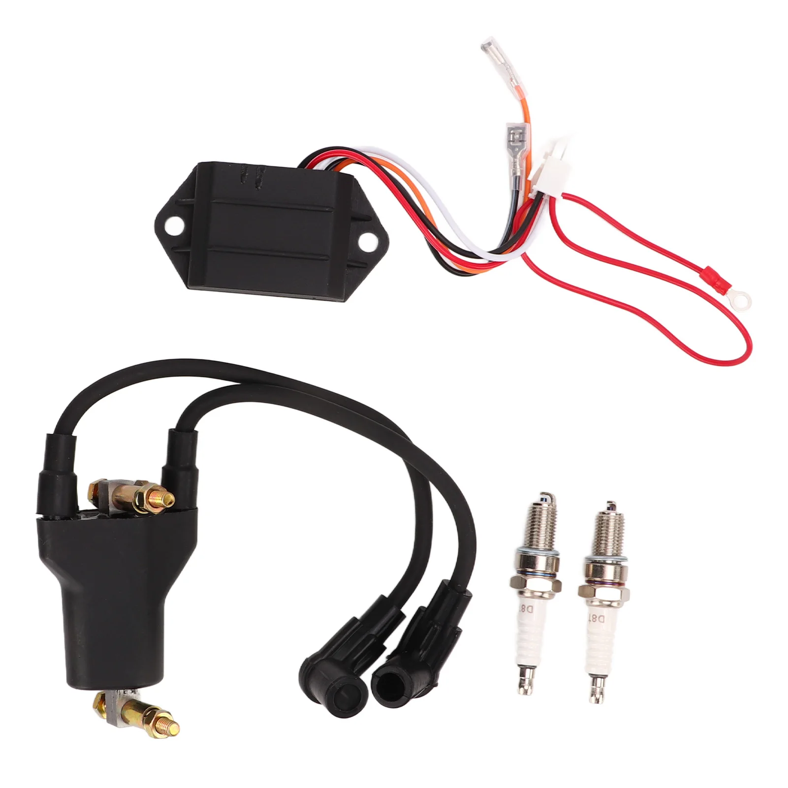 Club Car CDI Ignitor Set Ignition Coil 72562 G01 Heavy Duty Spark Plug ...