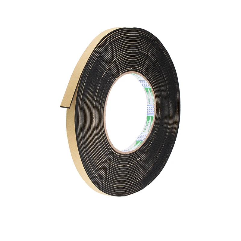 10M EVA Black Sponge Single Sided Foam Tape 1.5mm Thick Anti-Collision ...