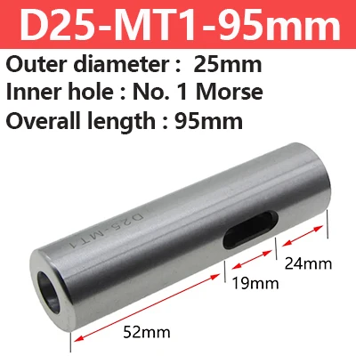 1pcs Outside Straight Shank Transfer To Inner Taper Shank Drill Sleeve ...