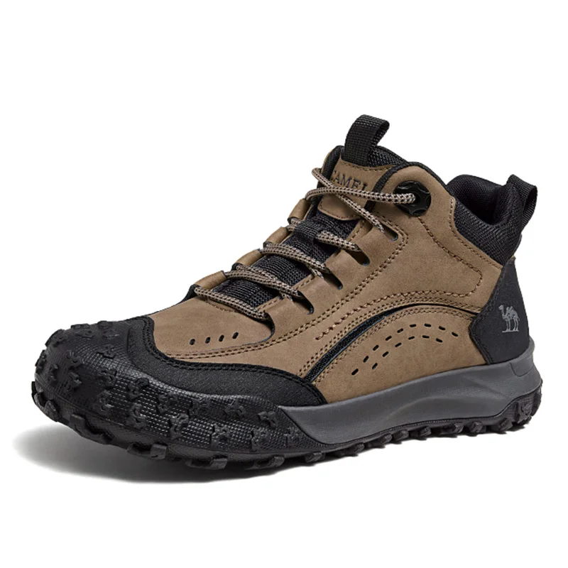 GOLDEN-CAMEL-Outdoor-High-top-Hiking-Shoes-for-Men-Anti-collision-Grip ...