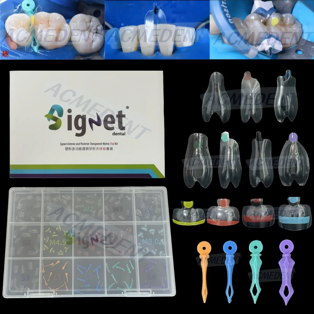1Box-Dental-Clear-Matrix-Diastema-BT-Black-Triangle-Matrices-Wedges ...