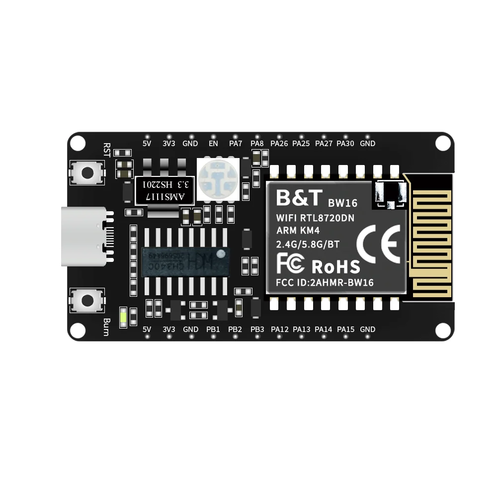 BW16-Kit development board RTL8720DN dual-band Wi-Fi low-power Bluetooth BLE module Type-C interface