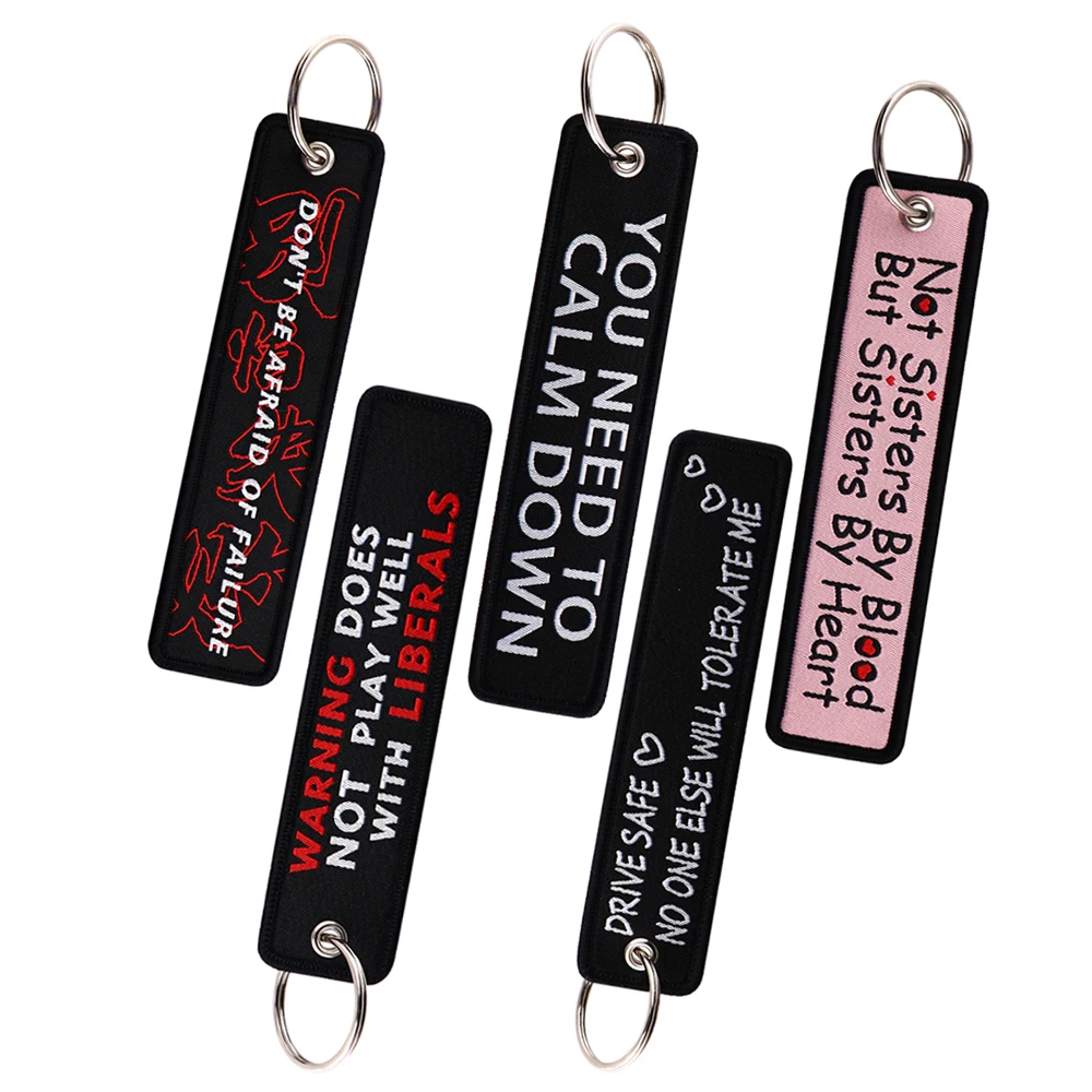 Quotations-Phrases-Key-Tag-Anime-Keychain-for-Car-Motorcycles-Keys ...
