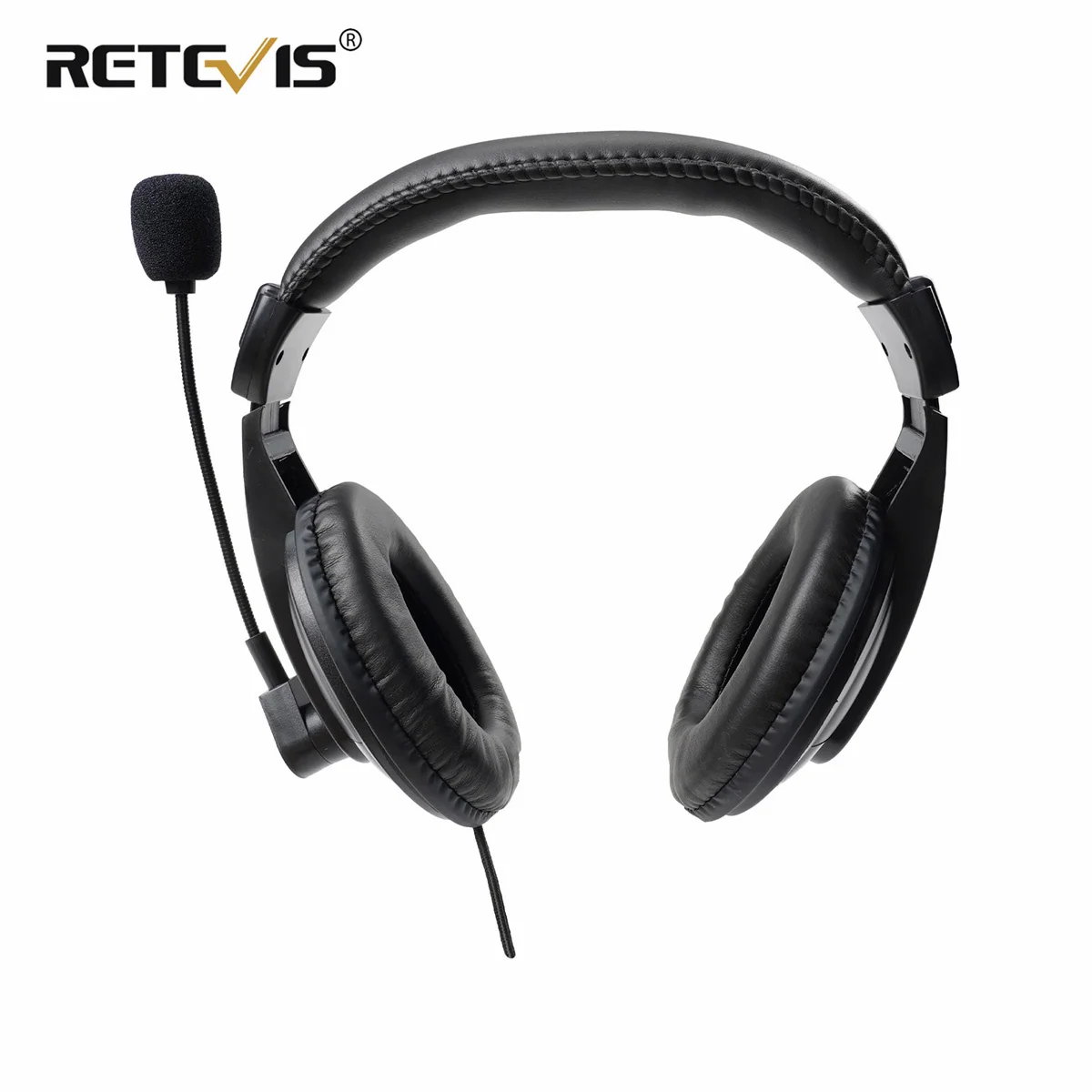 Retevis-EHK004-PTT-MIC-Earpiece-Walkie-Talkie-Headset-Flexible-For ...