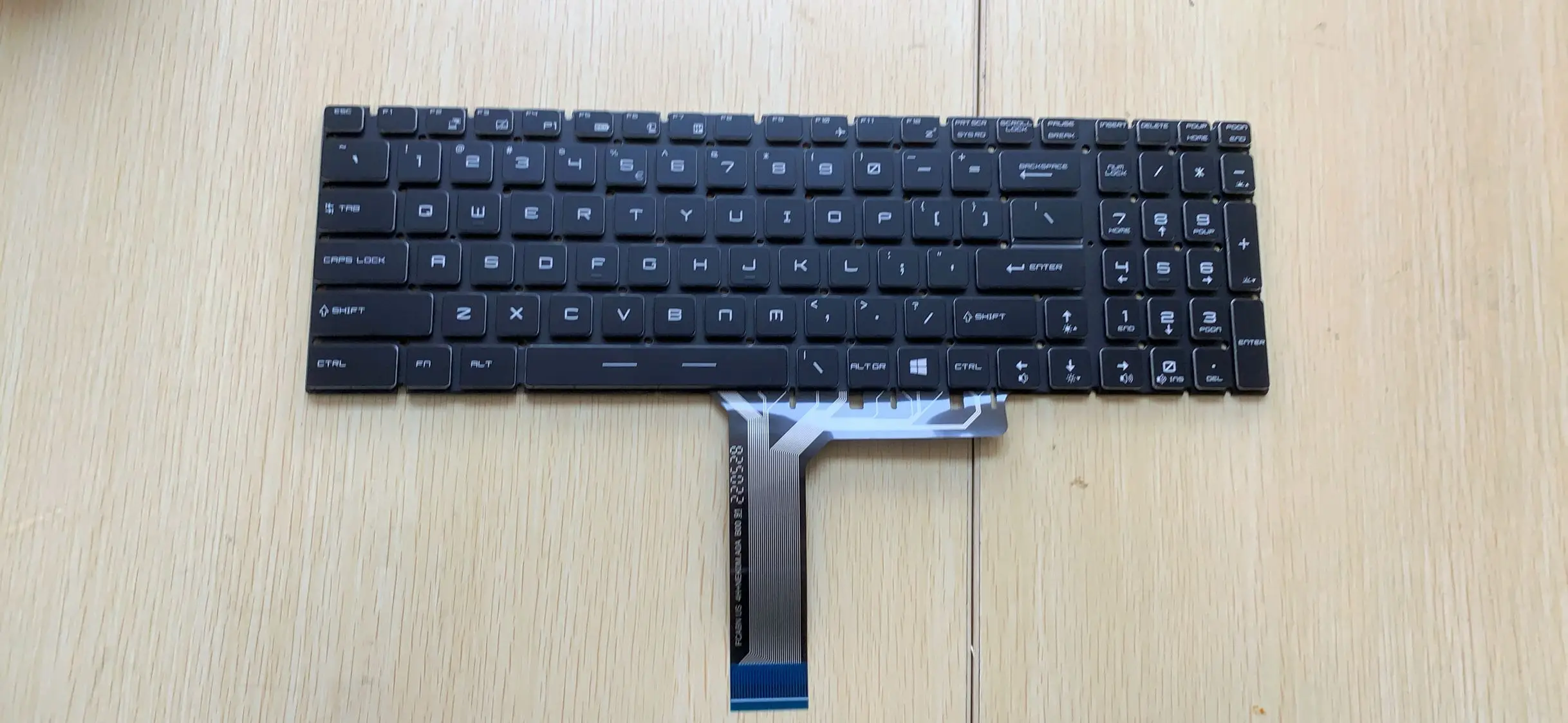 New-Keyboard-for-MSI-MS-16U6-16U1-GP65-GE75-GP75-MS-17E7-GF75-Laptop-US ...