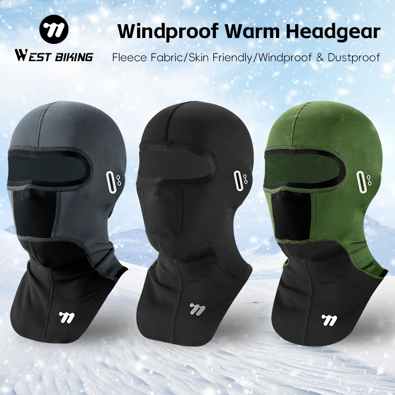 WEST BIKING Winter Warm Cycling Cap Windproof Thermal Bicycle ...