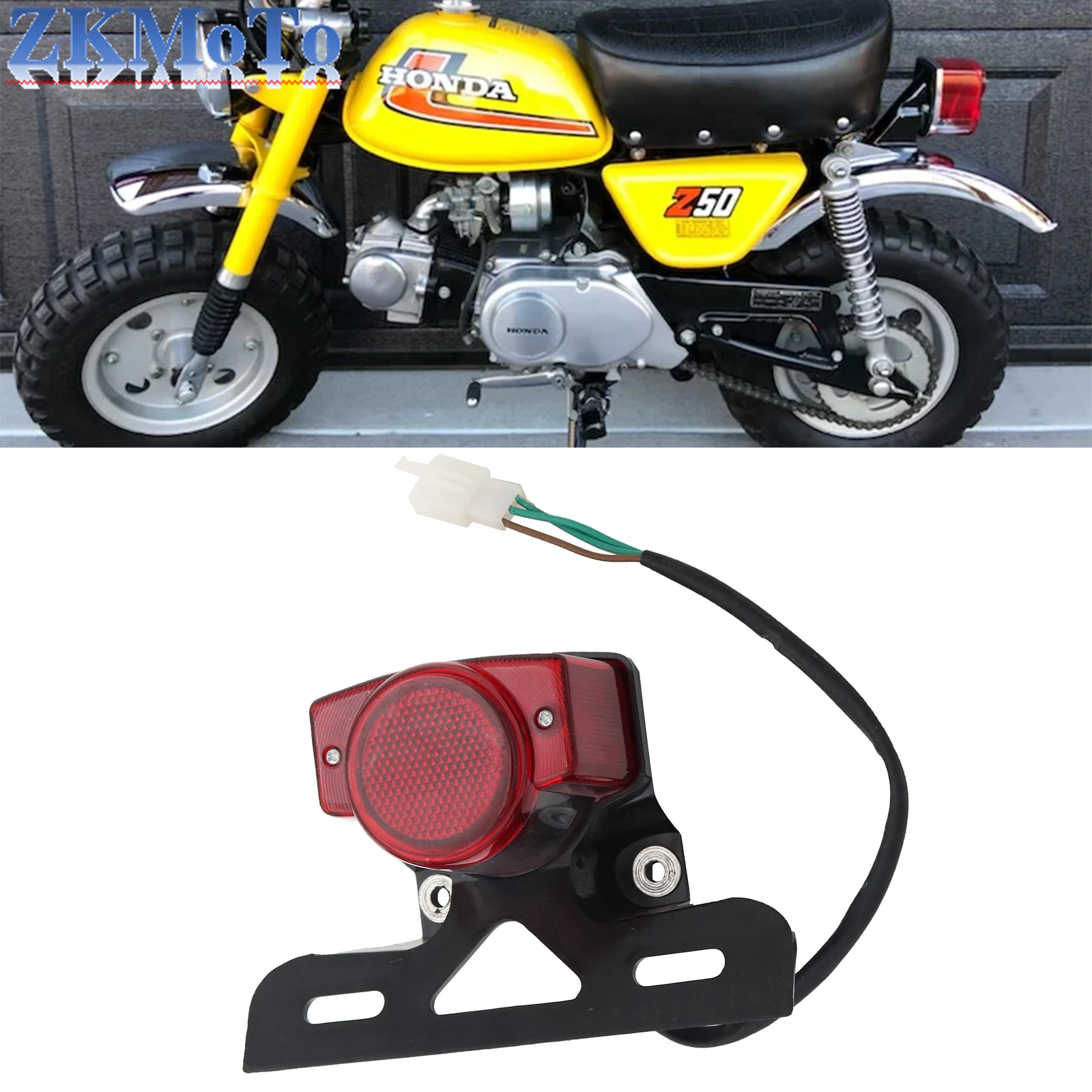 Motorcycle-12V-Rear-Tail-Light-Brake-Light-Warning-Light-For-Honda ...