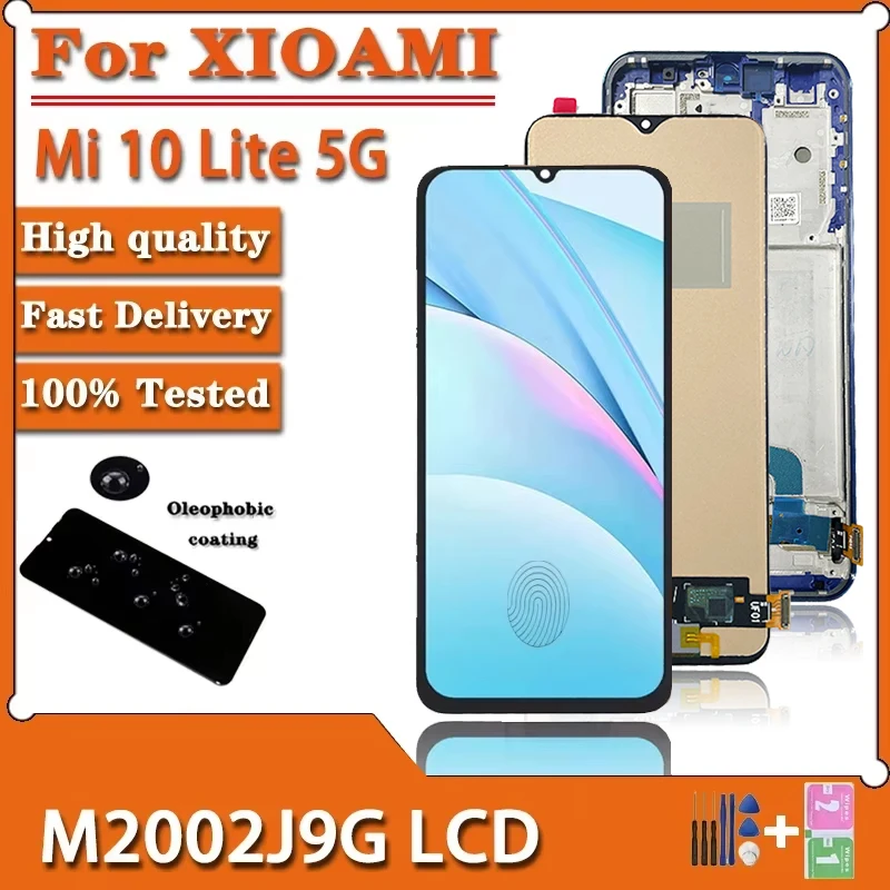 6.57" Screen For Xiaomi Mi 10 Lite 5G LCD Display Touch Screen ...