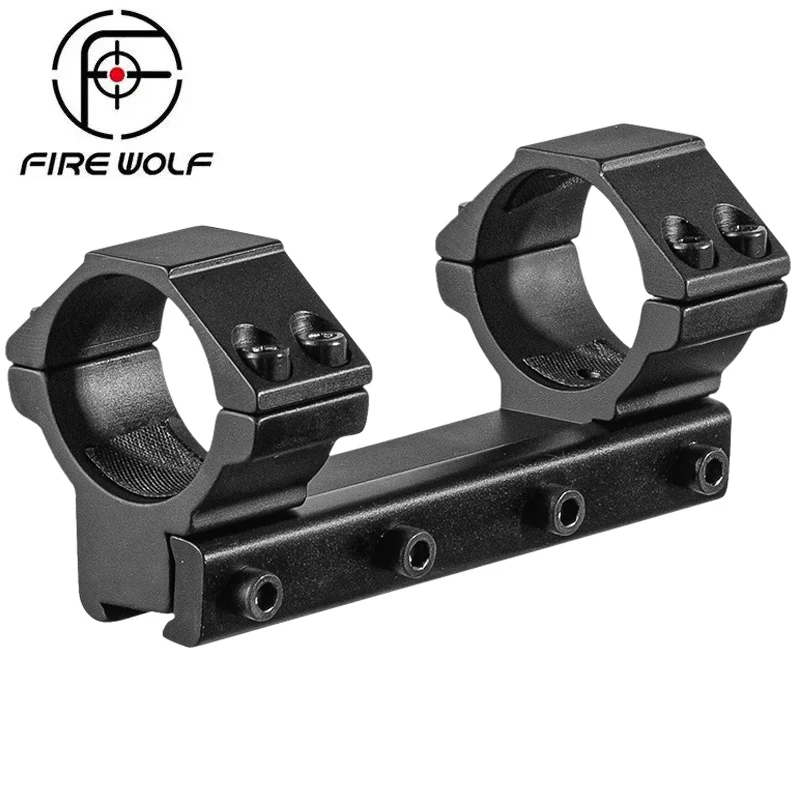 FIRE-WOLF-30mm-One-Piece-Low-Profile-Dovetail-Scope-Mount-Rings-Adapter ...