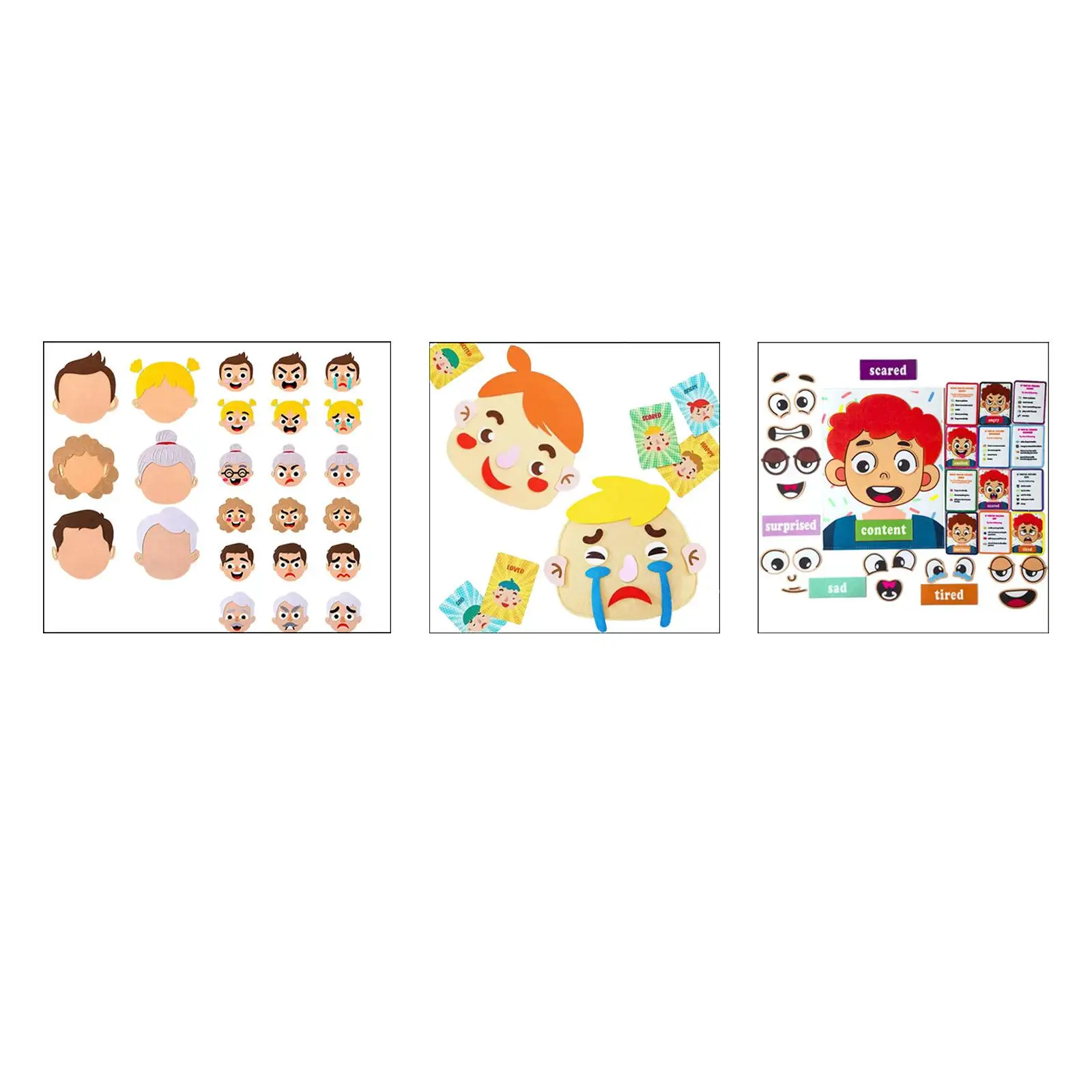 Interactive-Emotion-Expression-Toy-for-Kids-Creative-Faces-Stickers ...