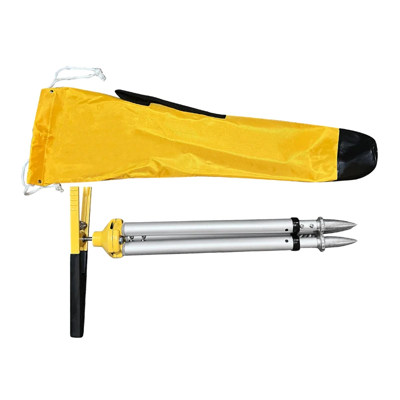 46cm-60cm-Adjustable-Mini-Tripod-Total-Station-Prism-Pole-Clip-Clamp ...