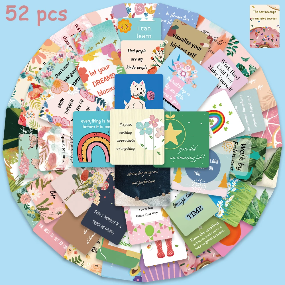 52Pcs-Student-Learning-Motivation-Card-Stickers-Children-Toys-Decals ...