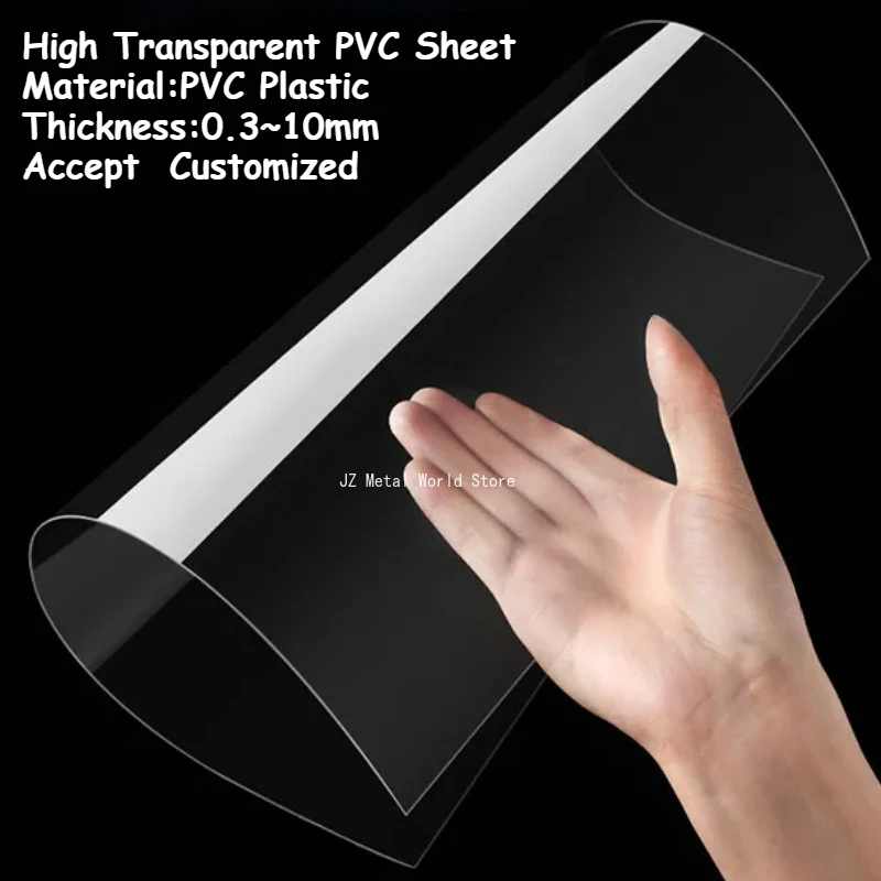 Lámina de PVC Transparente de Alta Calidad, Grosor de 0.3-1mm, Placa de ...