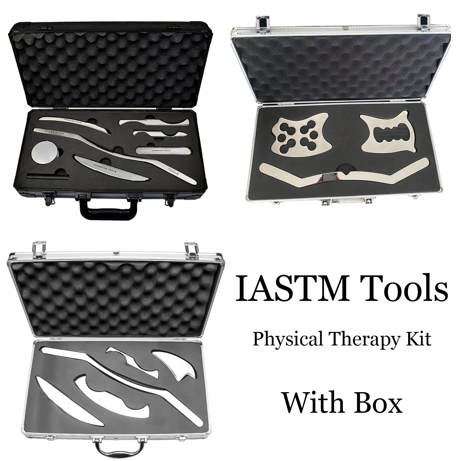 IASTM Tools Physical Therapy Set Body Muscle Soft Tissue Stainless ...