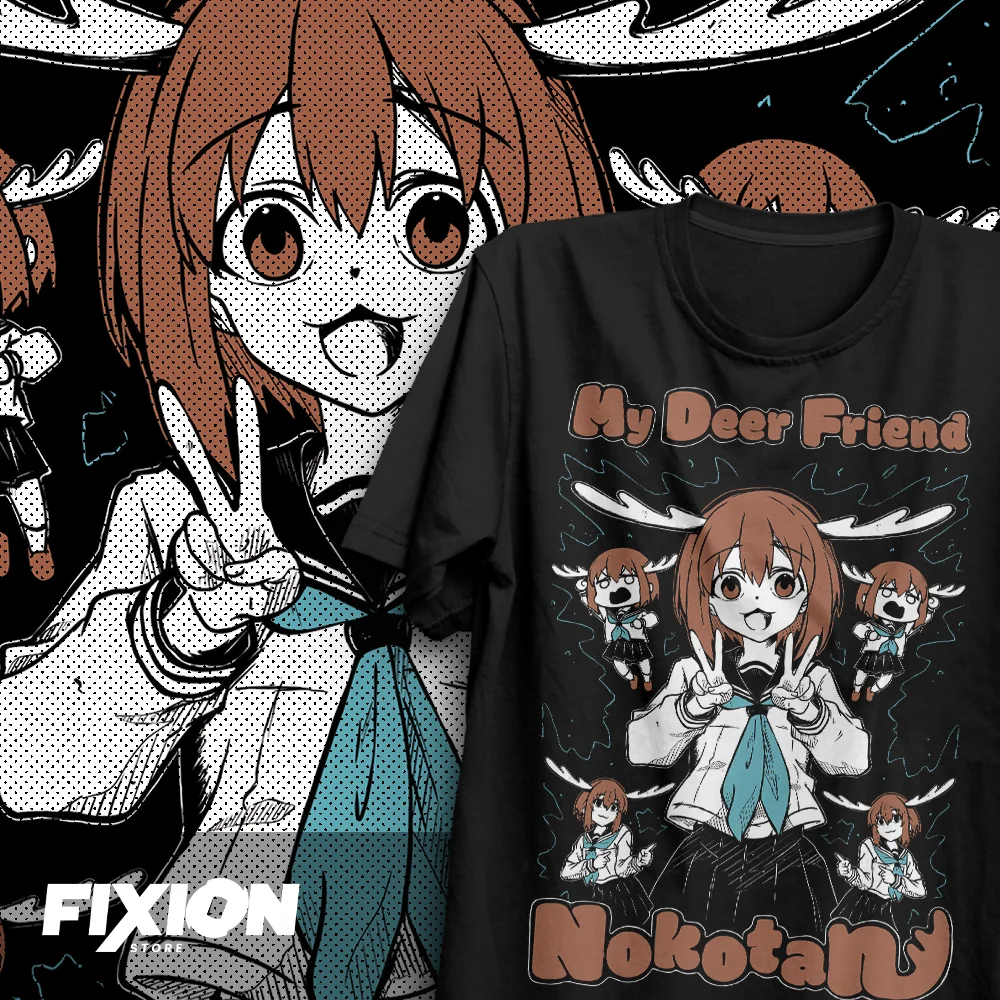 Nokotan – My Deer Friend JD Anime T Shirt Manga Gift For Anime Lover ...