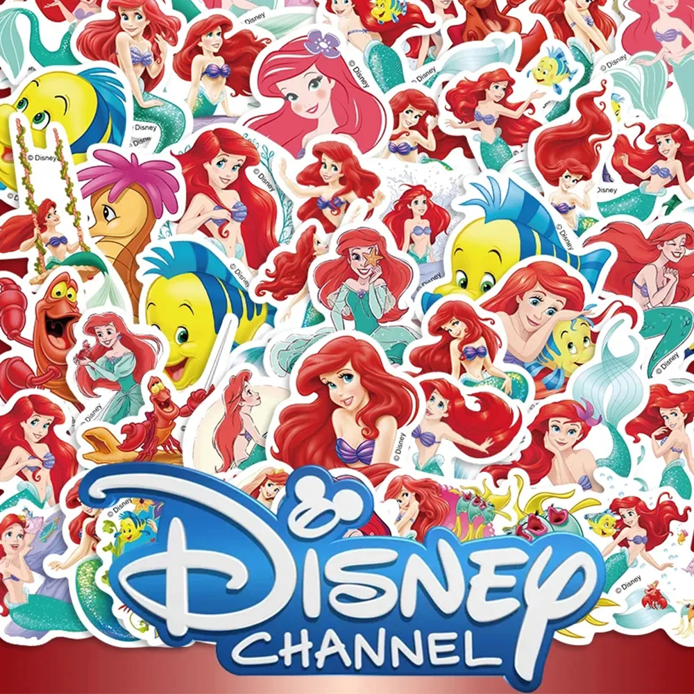 10-30-50pcs-Cute-Disney-The-Little-Mermaid-Stickers-Decals-Laptop ...