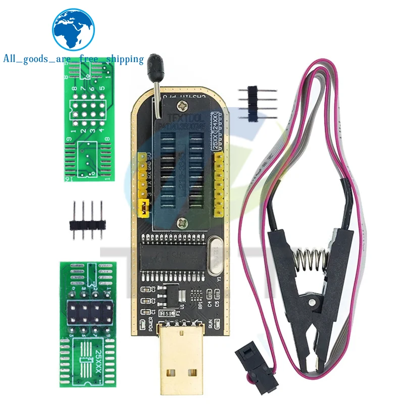 CH341A-CH341B-24-25-Series-EEPROM-Flash-BIOS-CH341-USB-Programmer ...