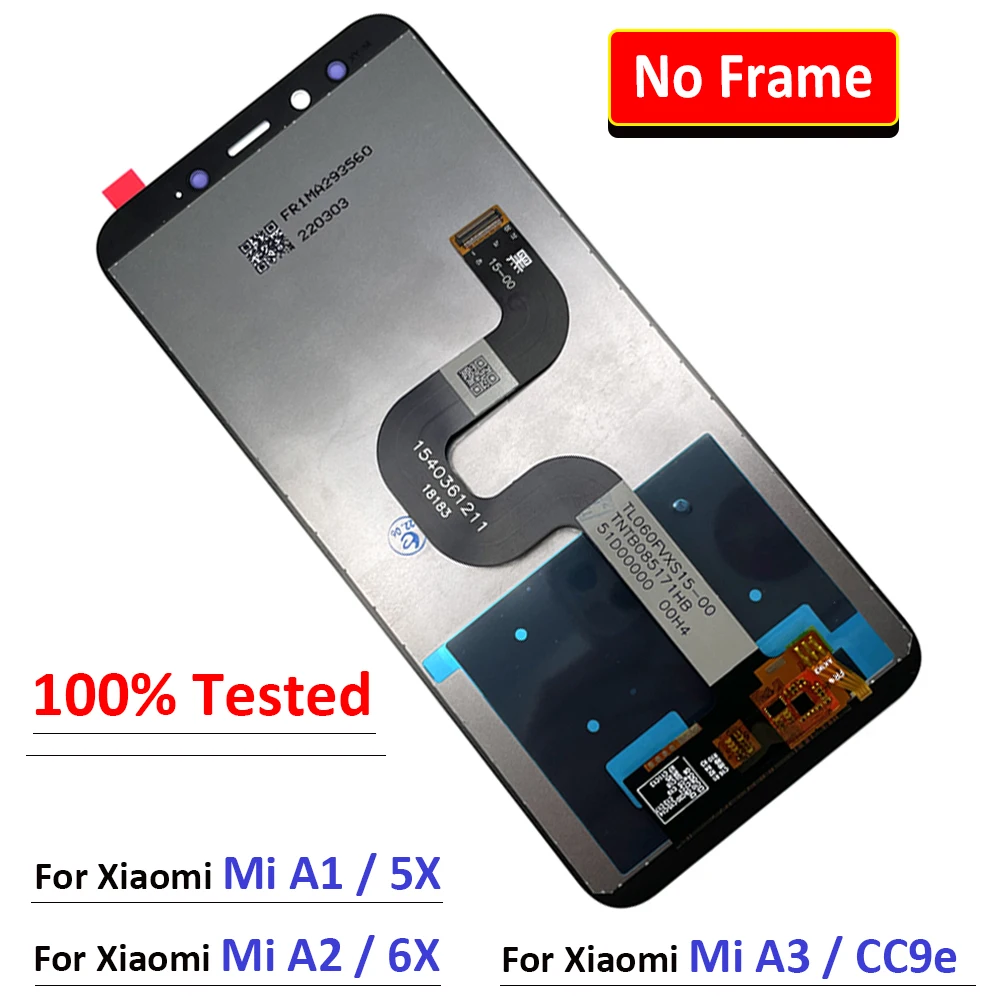 NEW-Tested-For-Xiaomi-Mi-A1-A2-A3-5X-6X-CC9E-LCD-Screen-Touch-Display ...