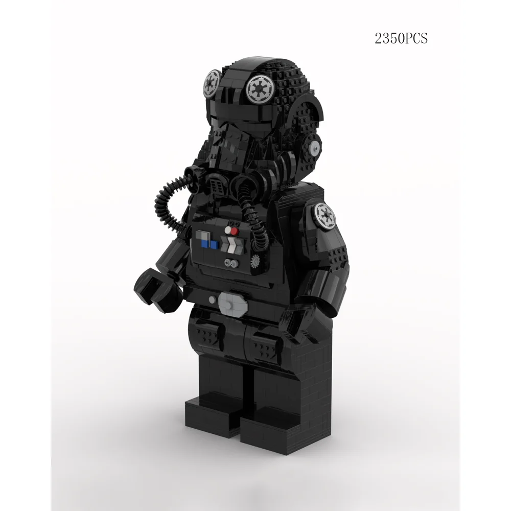 MOC-Space-Battle-Tie-Fighter-Pilot-Mega-Figure-Model-Building-Blocks ...