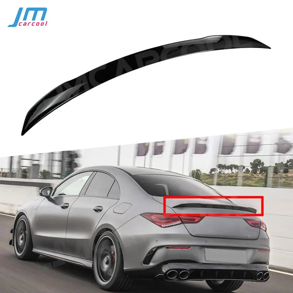 ABS Gloss Black Rear Trunk Lip Spoiler For Mercedes Benz W118 C118 ...