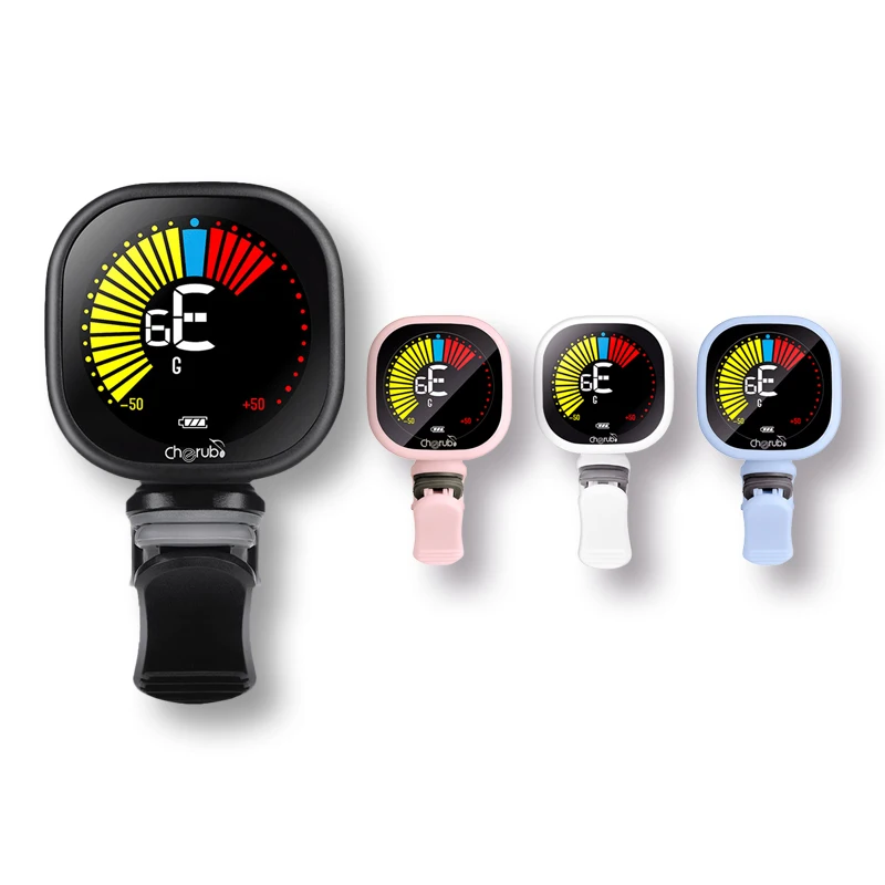 Cherub-WST-670-Guitar-Tuner-Pedal-Clip-on-Mini-LCD-Display-USB-Tuners ...