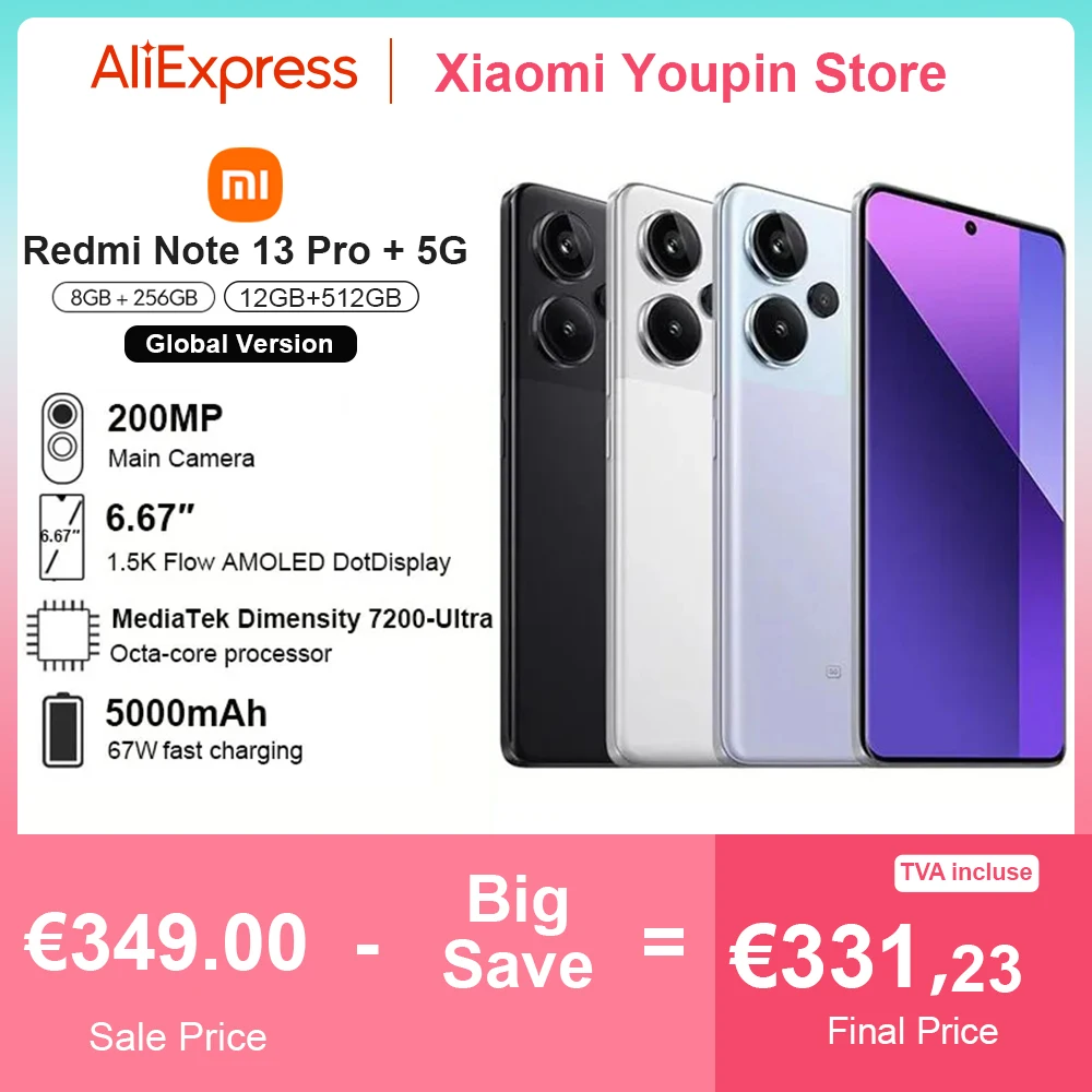 Xiaomi-Smartphone-Redmi-Note-13-Pro-Plus-5G-120W-HyperCharge-MediaTek ...