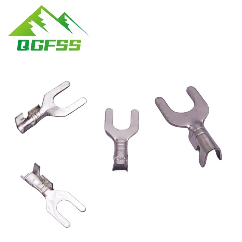 100pcs-4-2mm-Fork-Terminal-Block-Fork-shaped-Bare-cold-pressed-Terminal ...