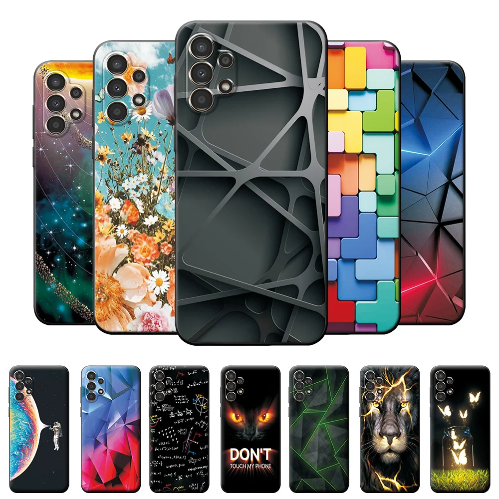 For Samsung Galaxy A13 4G Case SM A135F Cute Phone Bumper Silicone Soft ...