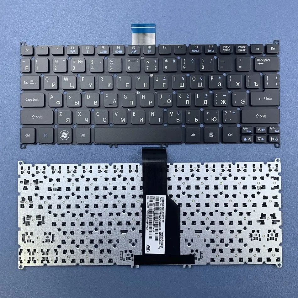 Russian-Keyboard-For-Acer-Aspire-one-725-726-756-S3-MS2346-S3-371-S3 ...