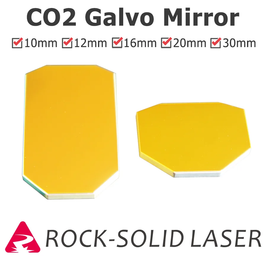 CO2 Laser Optic Mirror Galvo Scan Head Scanner Mirrors X Y Axis Quartz ...
