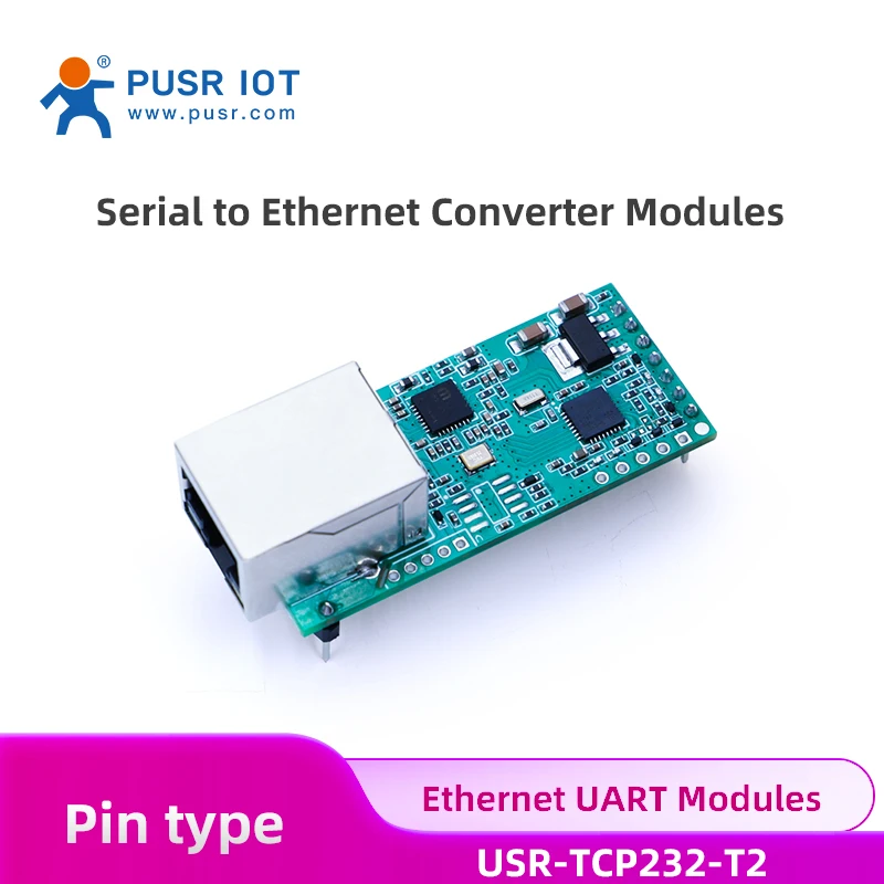 PUSR Serial to RJ45 Module UART TTL to Ethernet TCPIP Converter Support DHCP and DNS USR TCP232 ...
