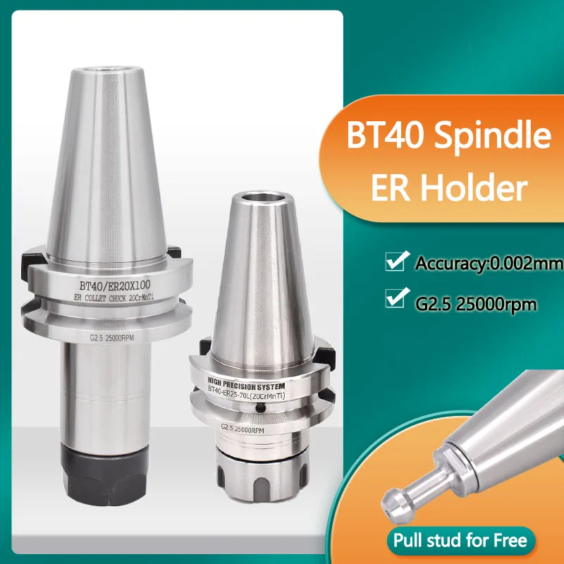 High-Precision-Collet-Chuck-BT30-BT40-Spindle-Balanced-Tool-Holder-ER11 ...